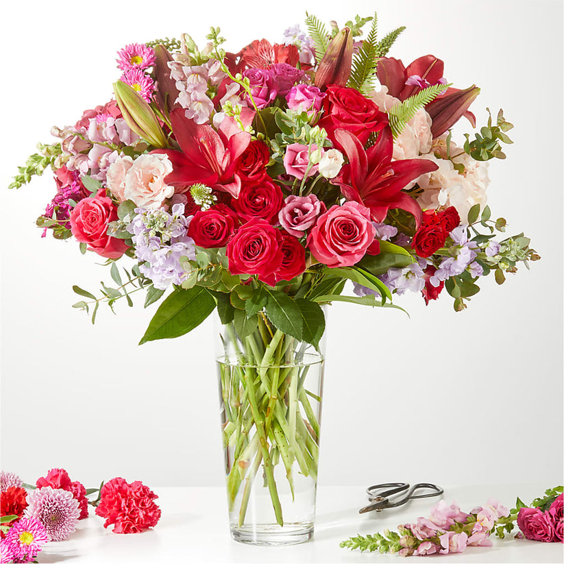 Swooning Over You - A Luxury Florist Original – pink, red flower ...