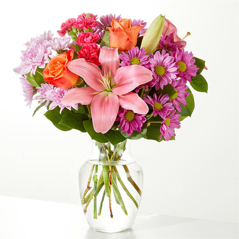 One and Only Bouquet – lavender, orange, pink, purple flower ...
